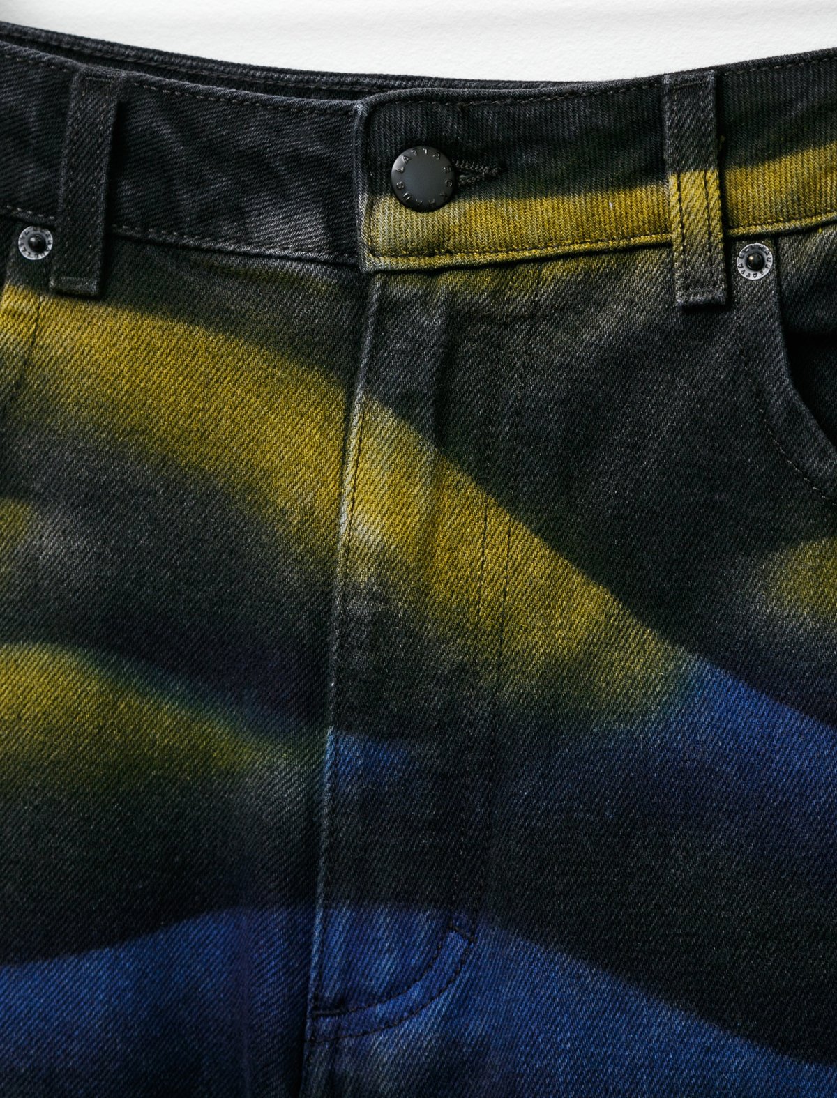 Eckhaus Latta Wide Leg Jeans - Shadow Dye | Garmentory