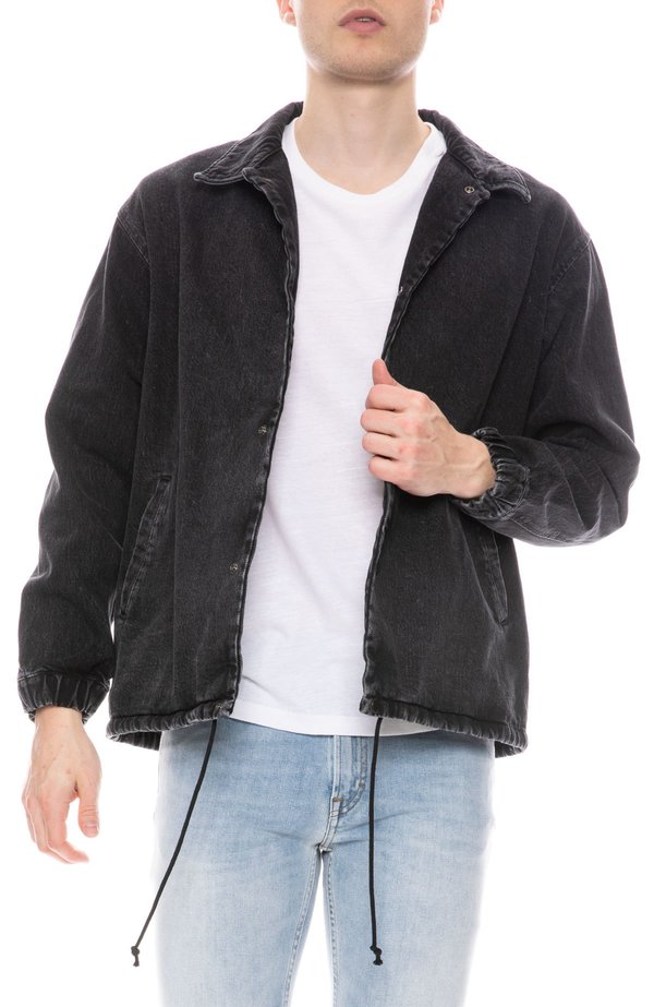 Vintage Denim Coach Jacket - Black | Garmentory