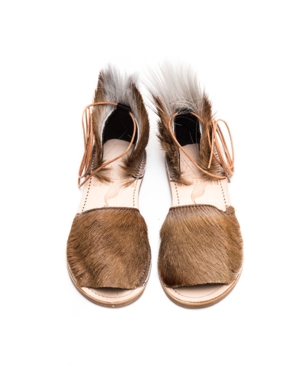 Brother Vellies Springbok Congo Sandal in Lavendar | Garmentory