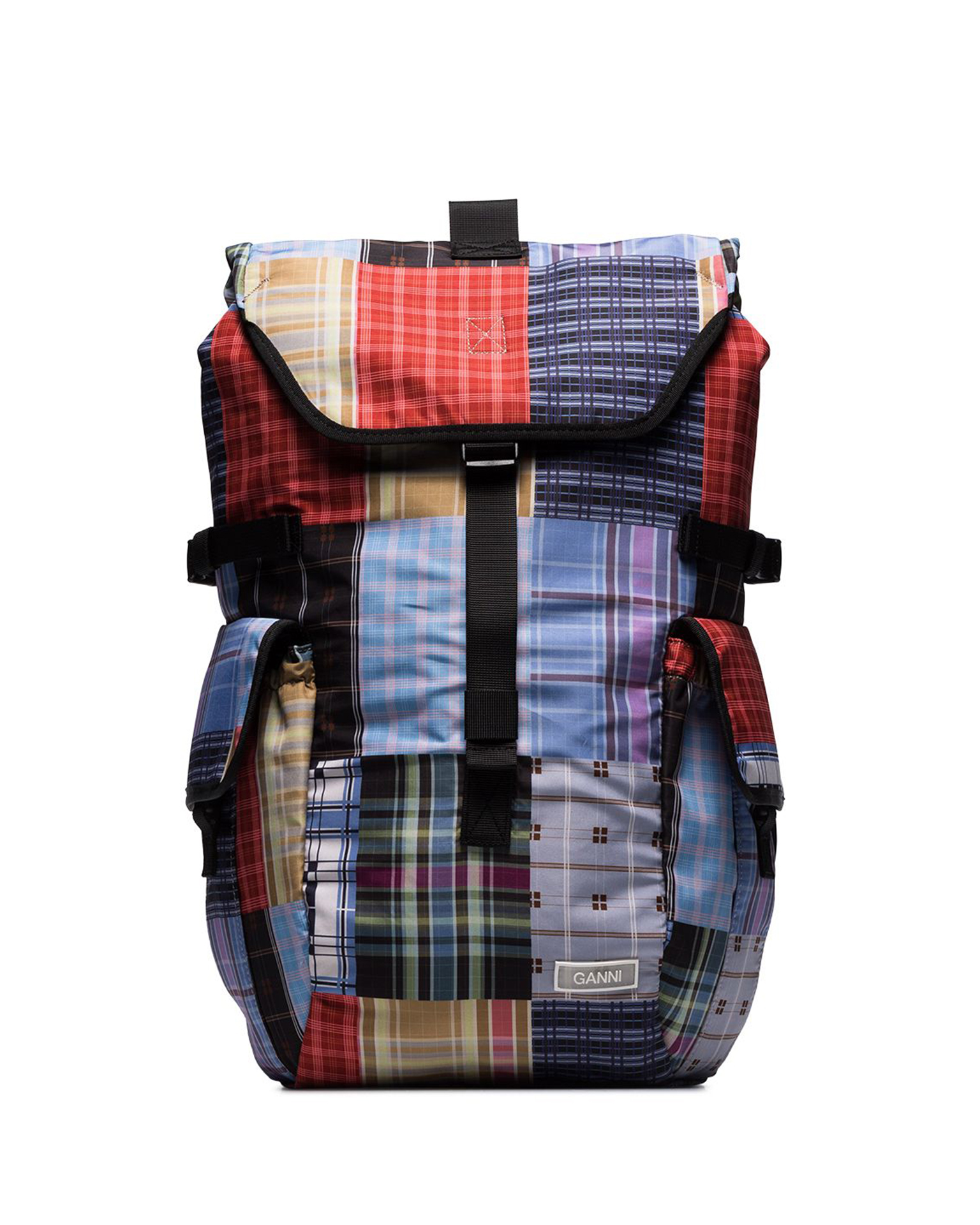 GANNI Patchwork Backpack - Multicolor | Garmentory