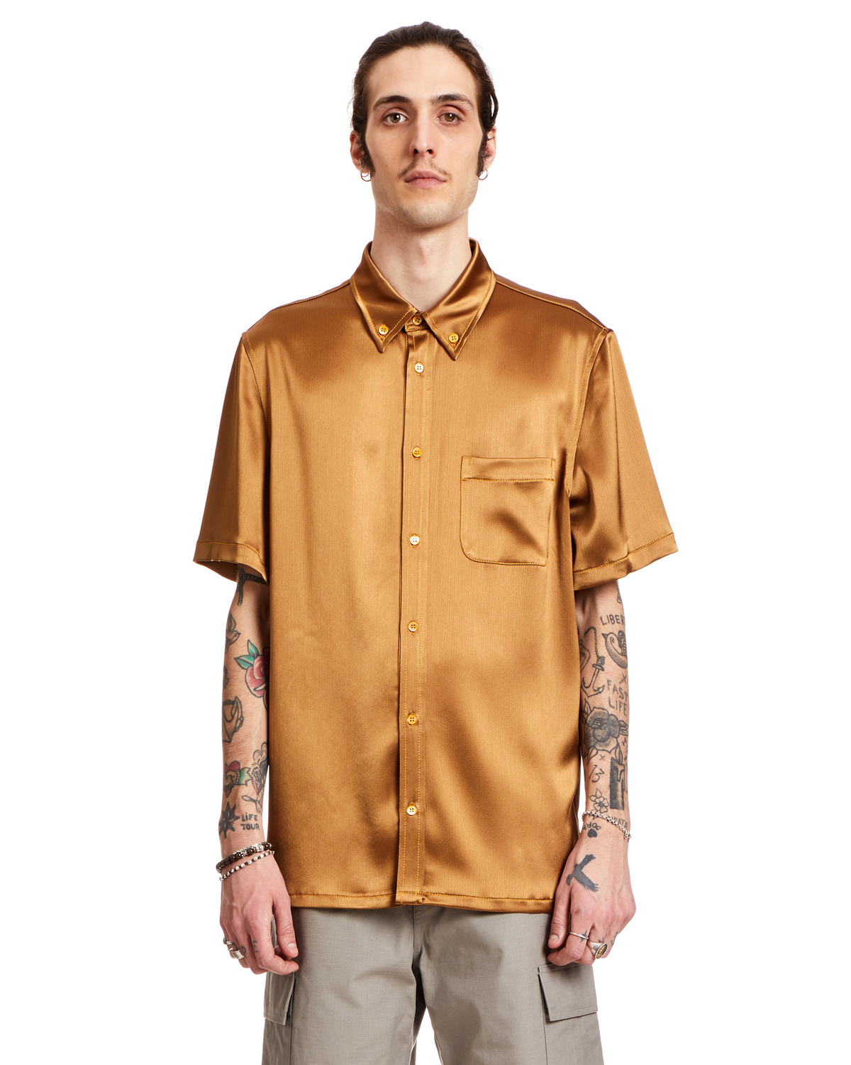 Sies Marjan Triacetate Shirt - Gold | Garmentory