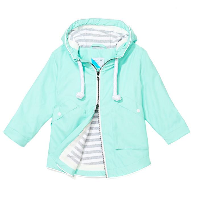 Kids Trout Rainwear Rain Jacket - Turquoise | Garmentory
