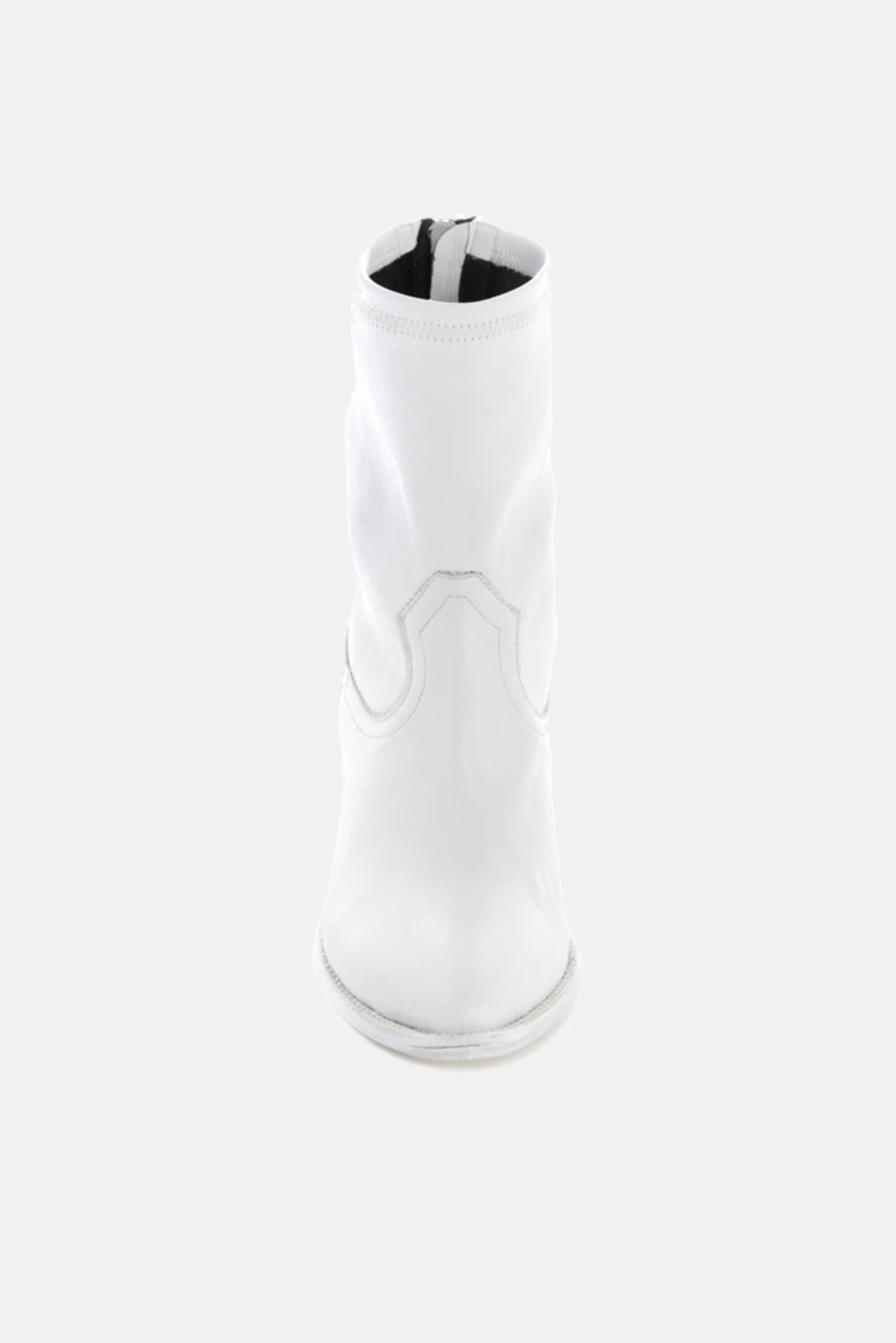 RtA Short Western Boots Shoes - White | Garmentory