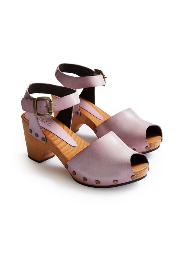 Lisa B. Peep Toe Clogs | Garmentory