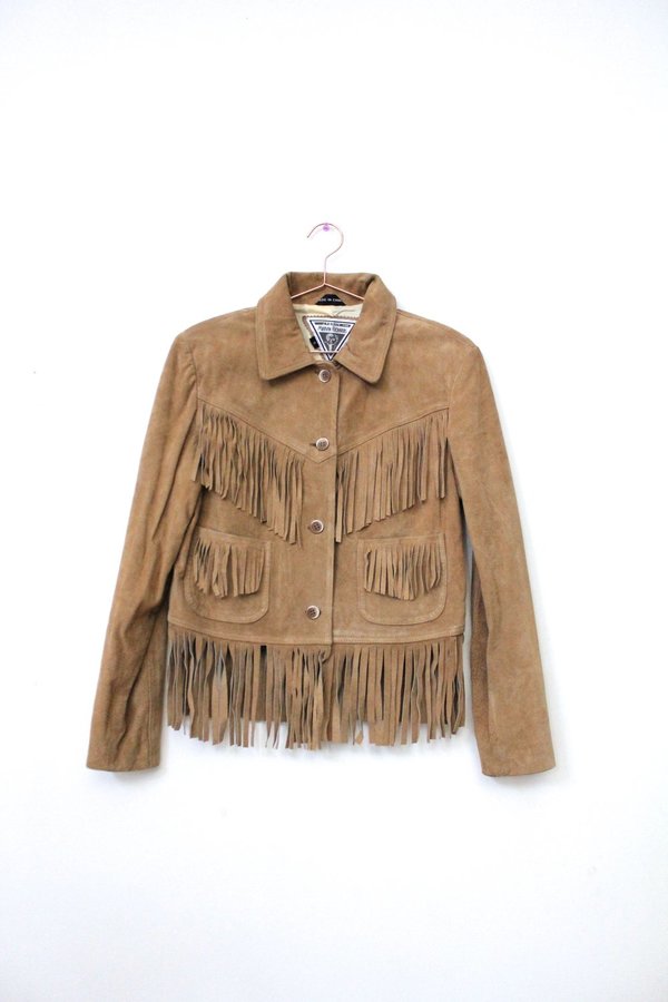 Vintage Suede Fringe Jacket | Garmentory