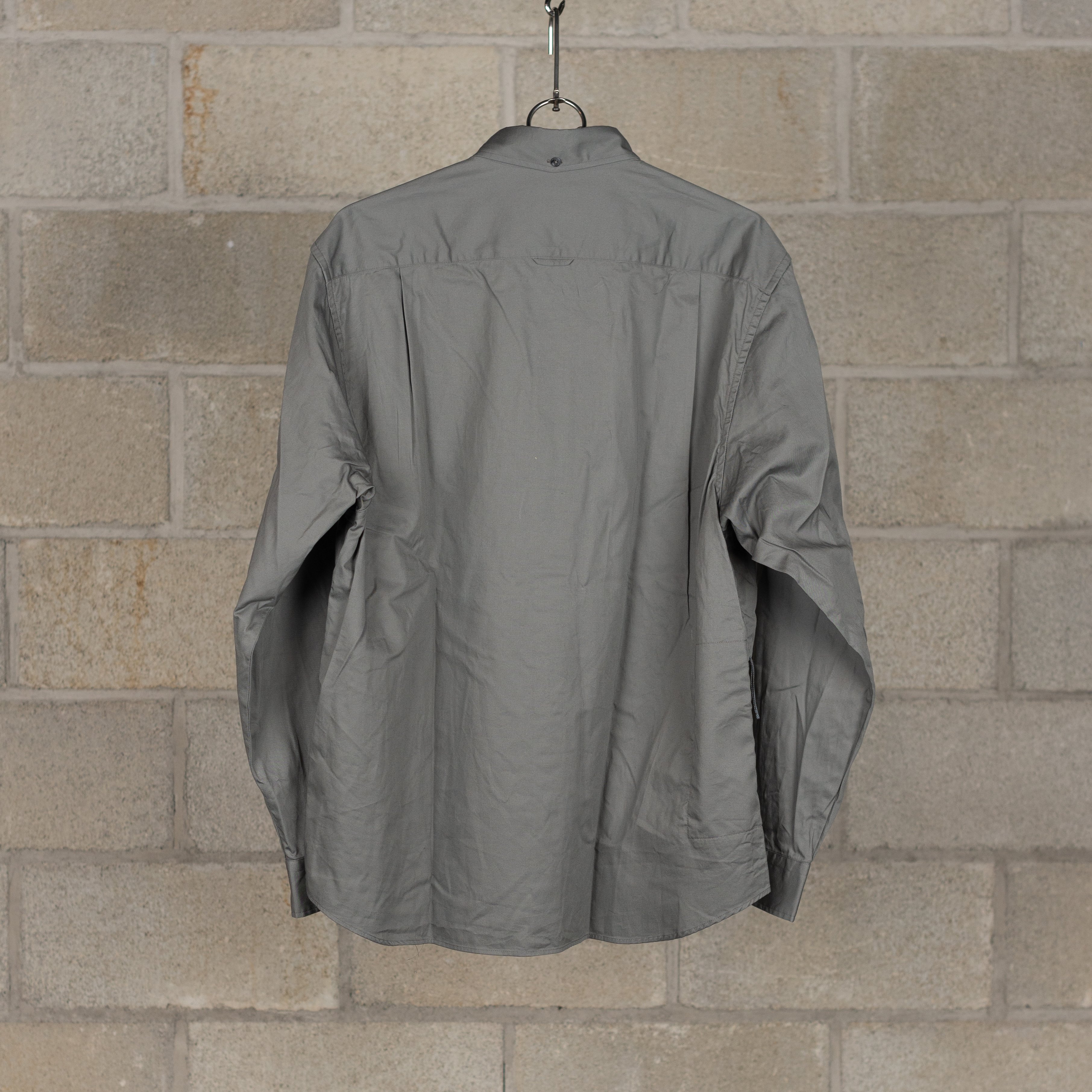 Uniform Experiment Garbardine Back Concealed Pocket Big Button Down ...