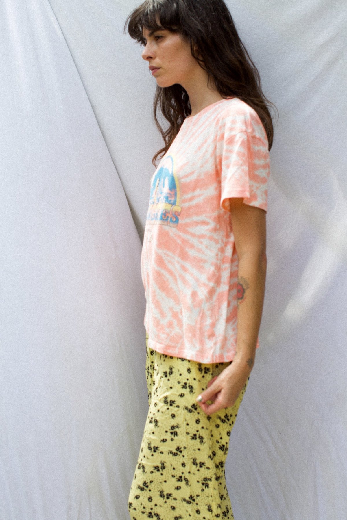 Lacausa Vintage Kai Tee - Guava Swirl | Garmentory