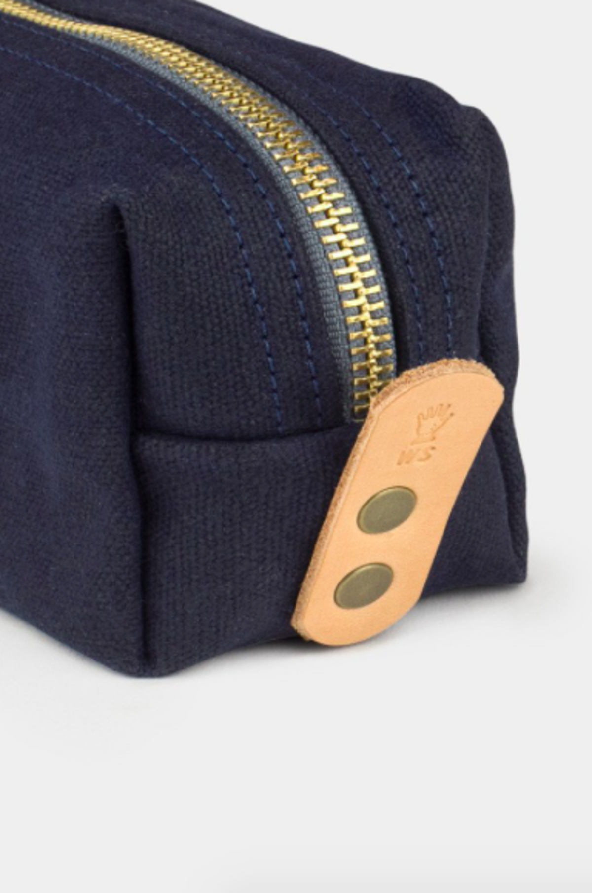 Winter Session Waxed Canvas Dopp Kit - Navy | Garmentory