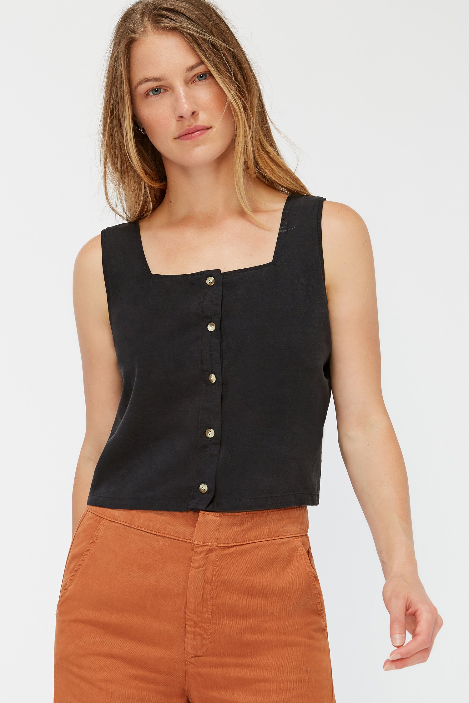 Lacausa Linnie Top - Tar | Garmentory