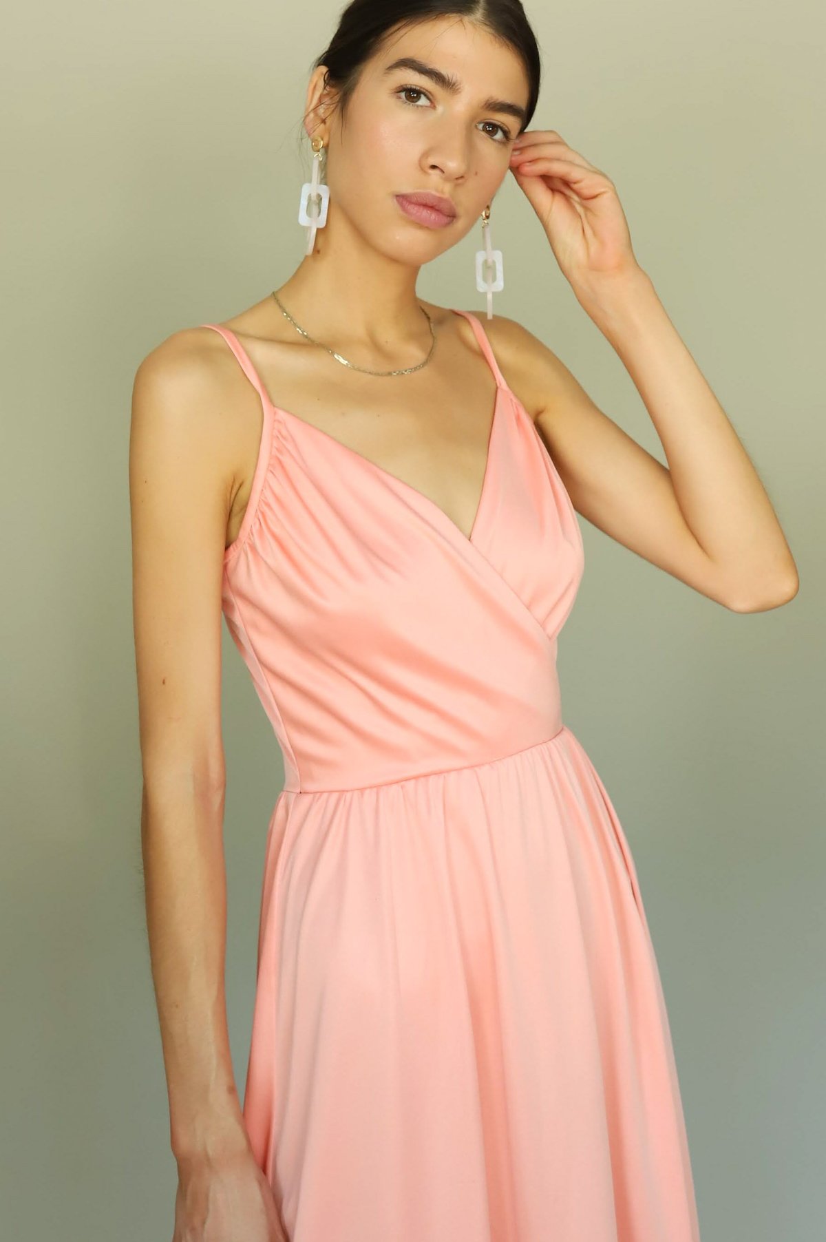 Vintage 70s Disco Dress - Pink | Garmentory