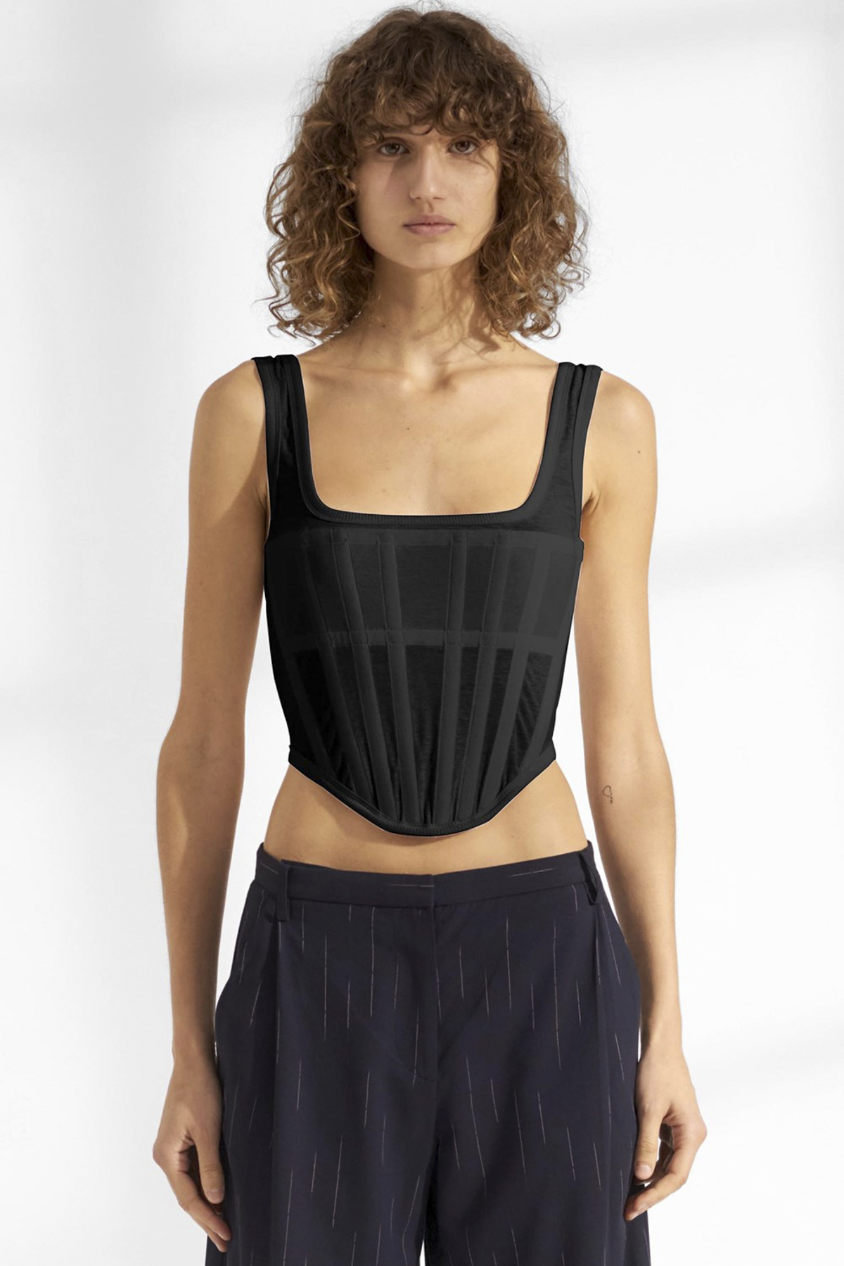Dion Lee Sheer Jersey Corset | Garmentory