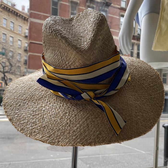 Lola First Aid Bucket Hat with Ribbon - Striped | Garmentory