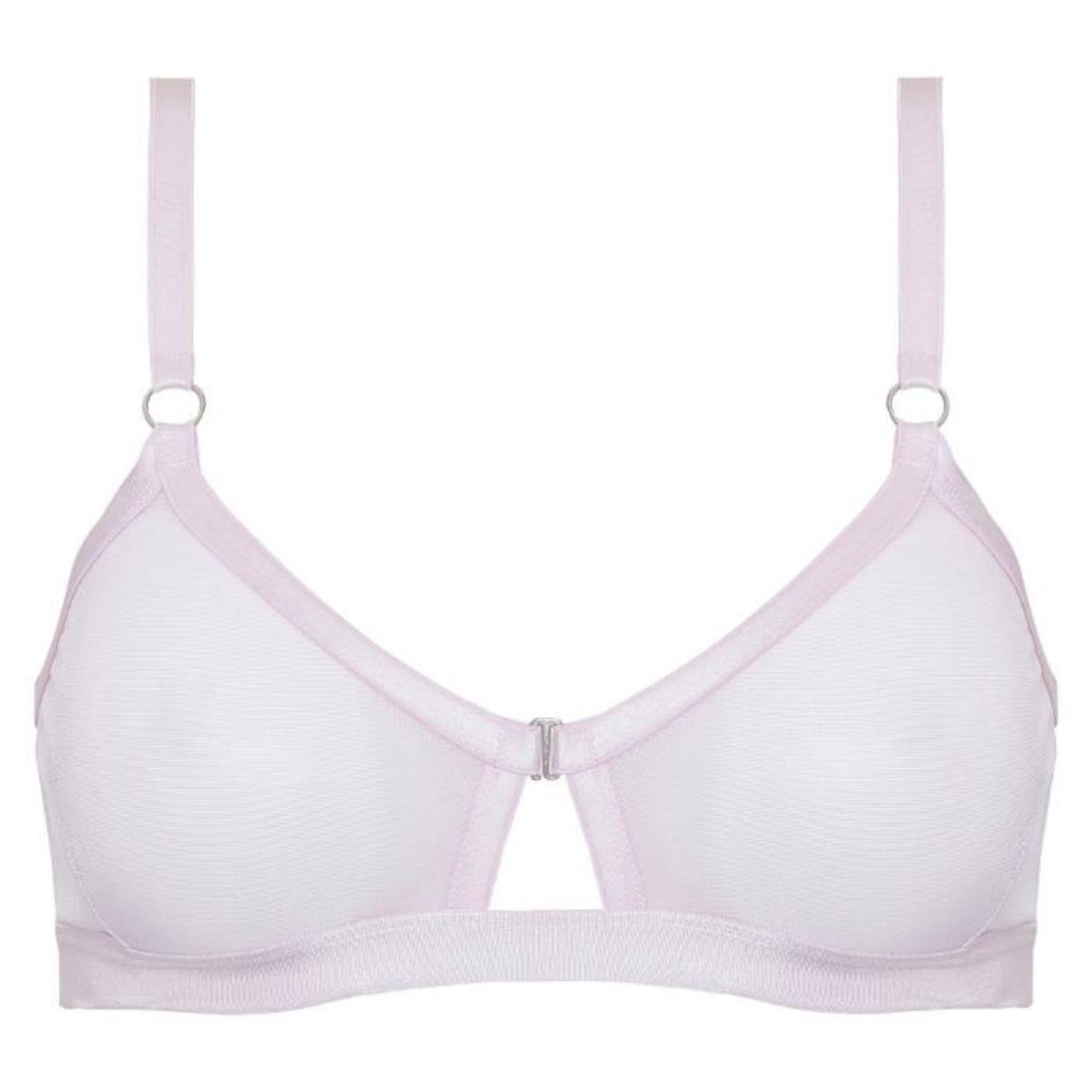 Moons & Junes Venus Wireless Keyhole Bra - Lavender | Garmentory