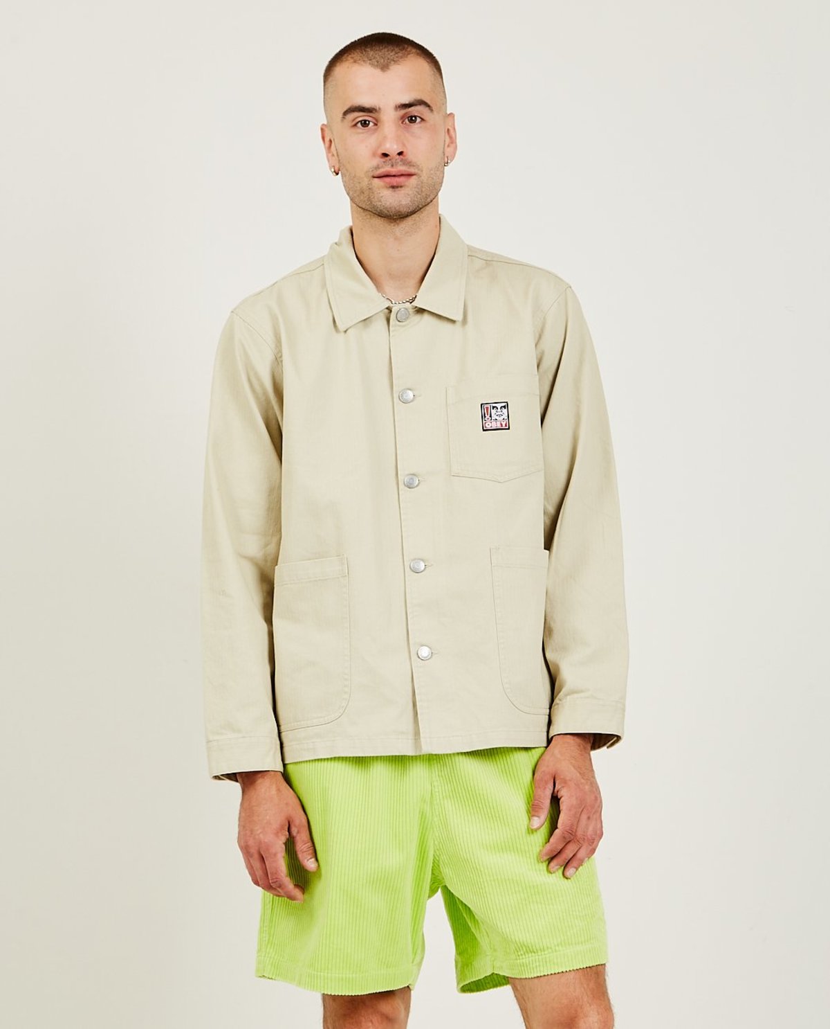 Obey Pebble Chore Jacket - Natural | Garmentory