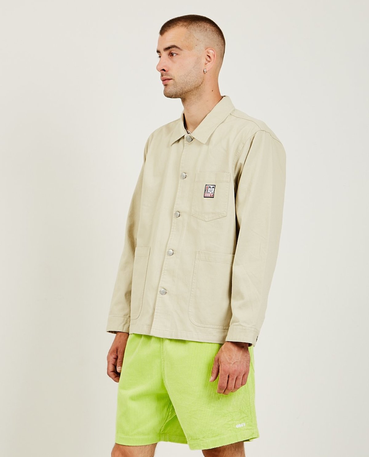 Obey Pebble Chore Jacket - Natural | Garmentory