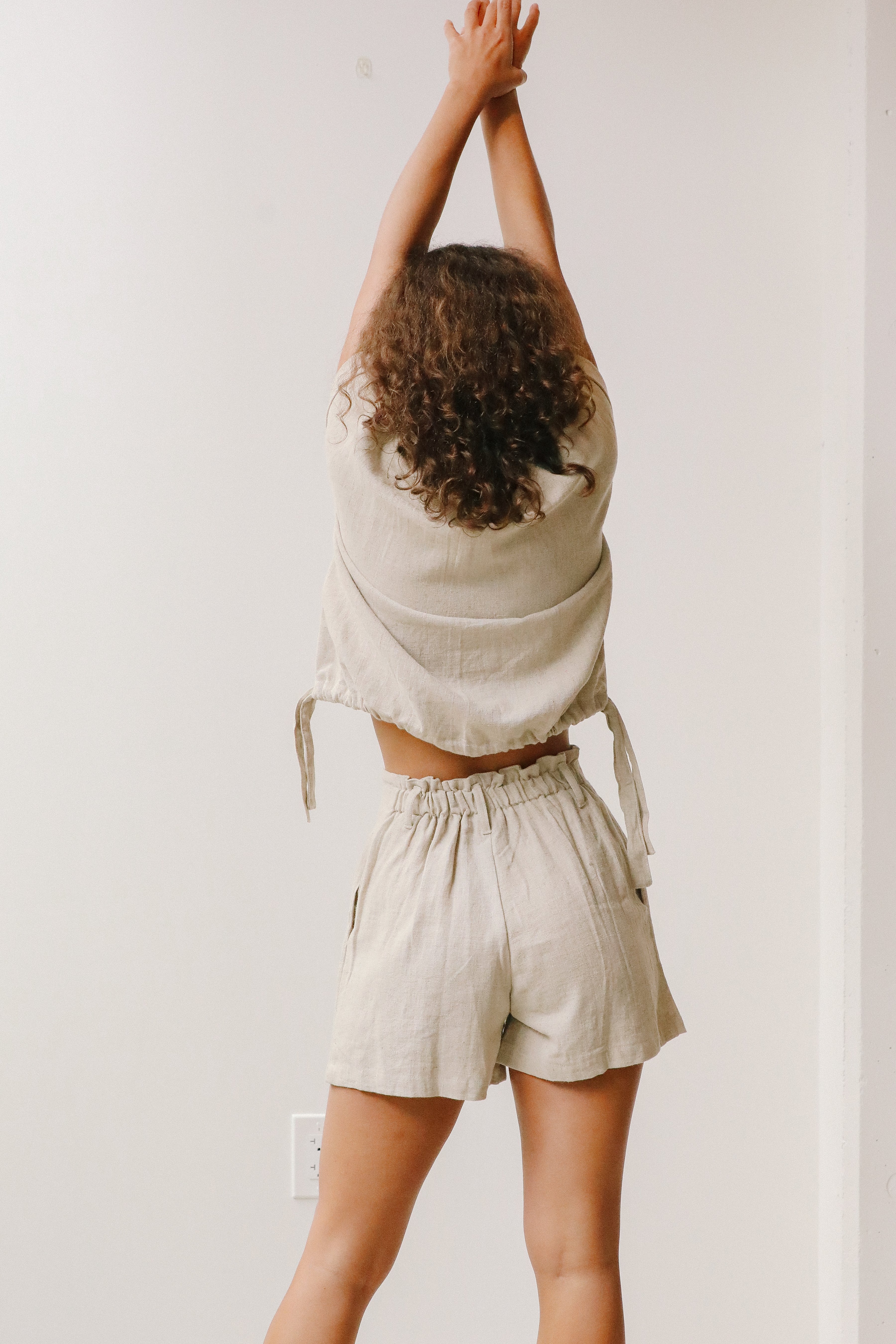 at Dawn. Linen Shorts | Garmentory