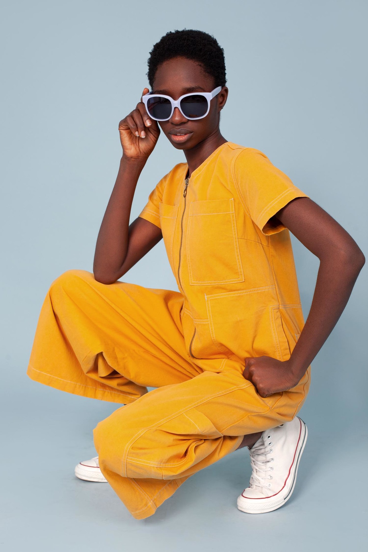 L.F. Markey Felix Boilersuit - Saffron | Garmentory