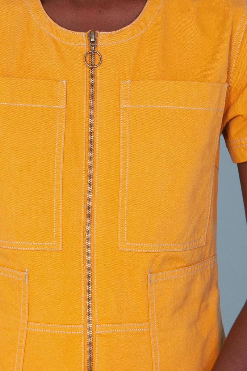 L.F. Markey Felix Boilersuit - Saffron | Garmentory