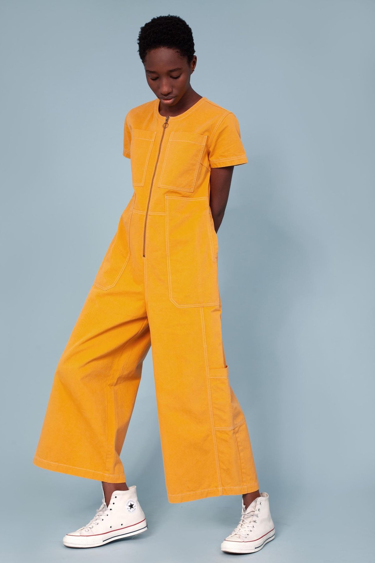 L.F. Markey Felix Boilersuit - Saffron | Garmentory