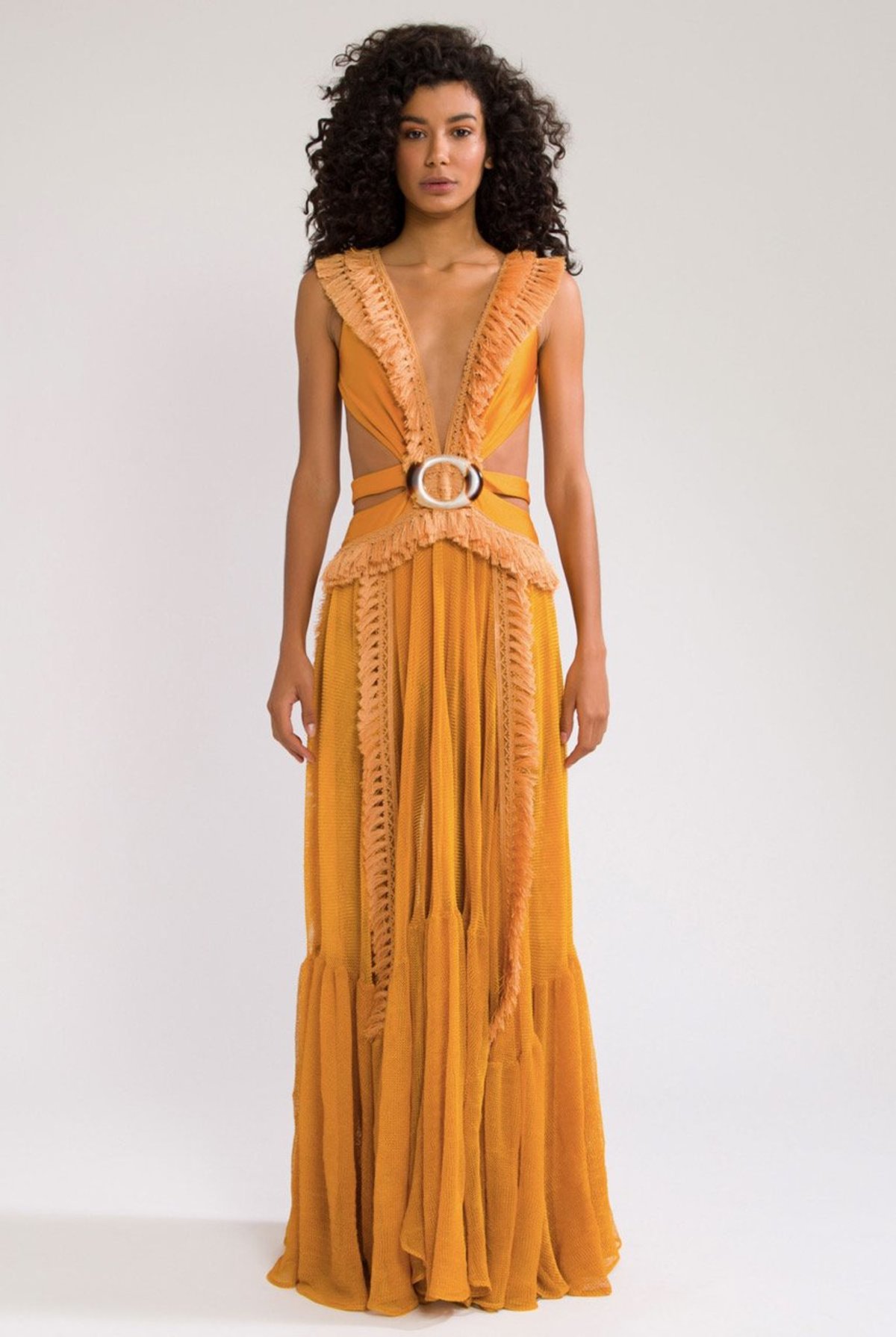 PatBO Netted Fringe Beach Dress | Garmentory