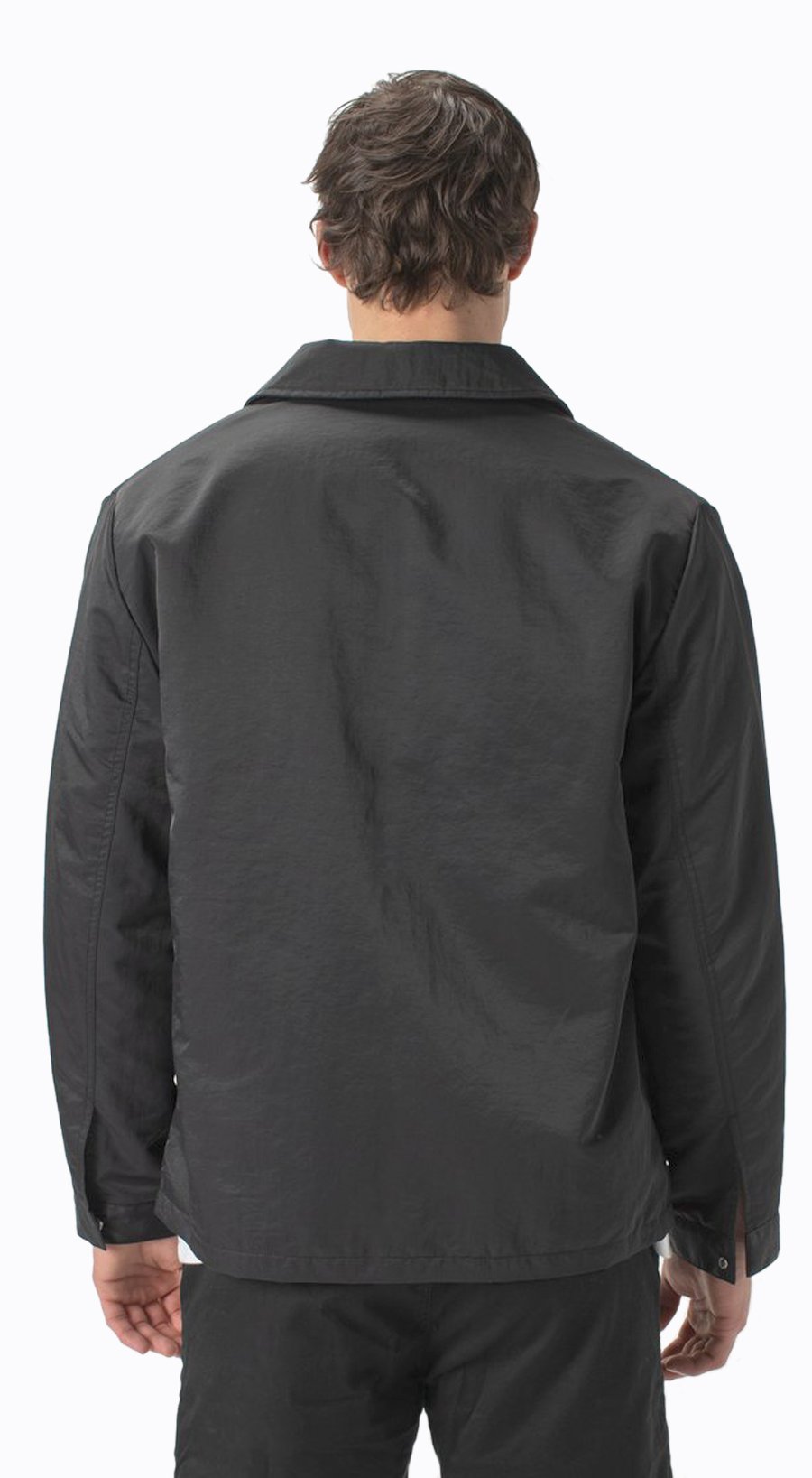Zanerobe Satin Coach Jacket - Black | Garmentory