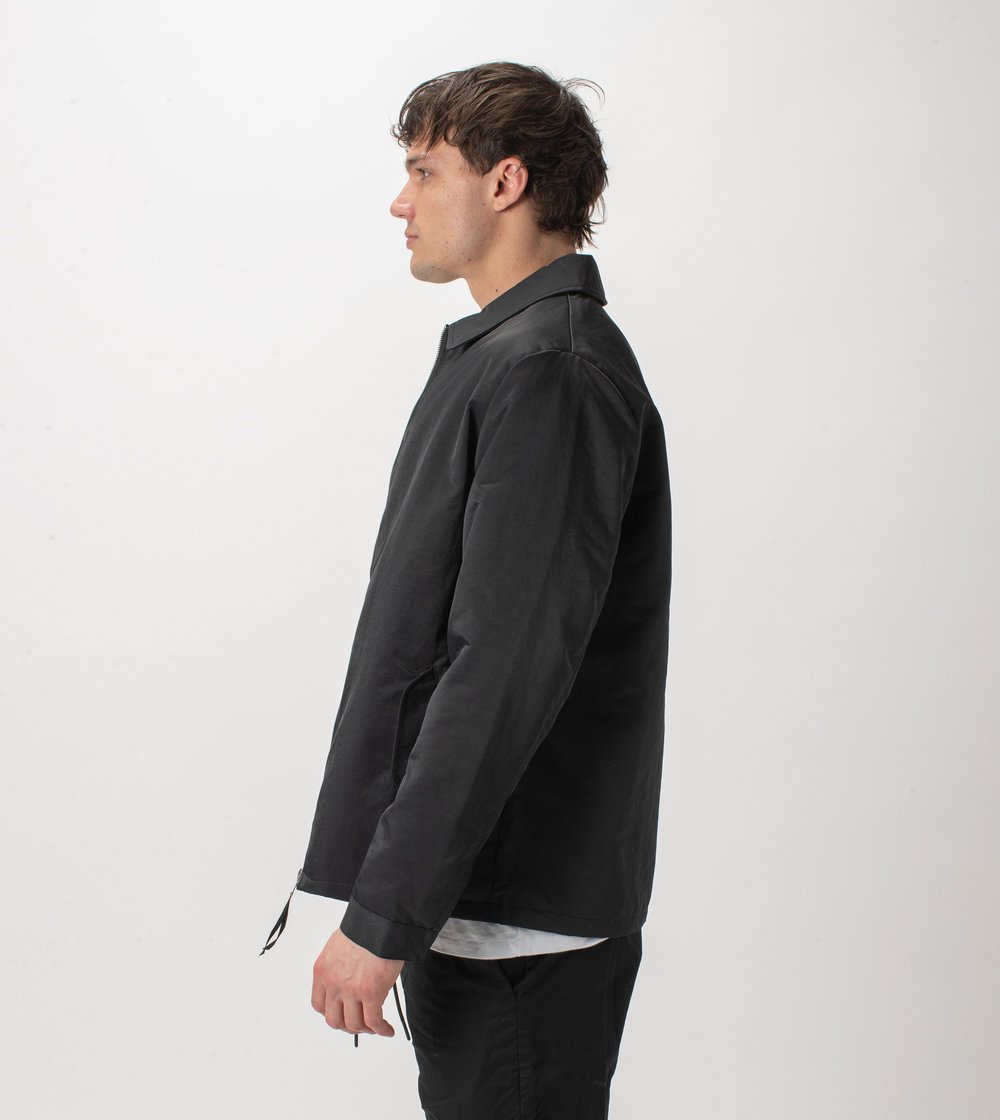 Zanerobe Satin Coach Jacket - Black | Garmentory