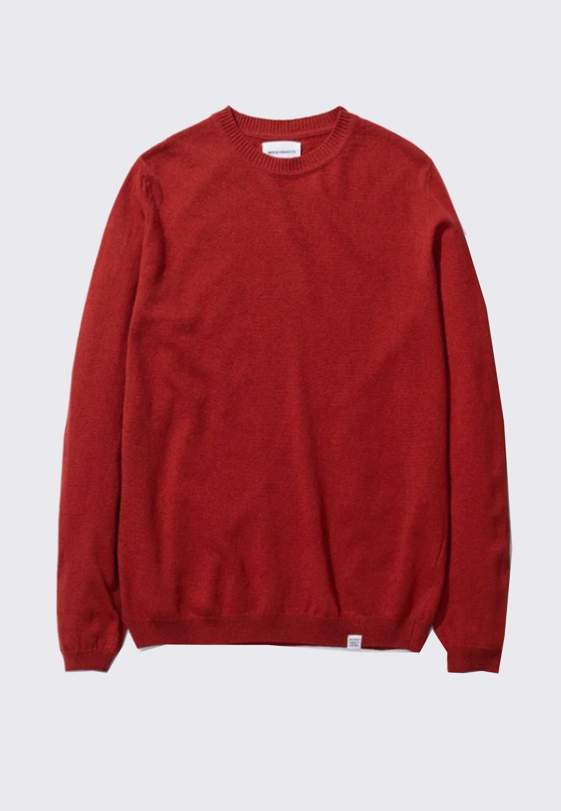 Norse Projects Sigfred Light Wool Sweater - Golden Orange | Garmentory