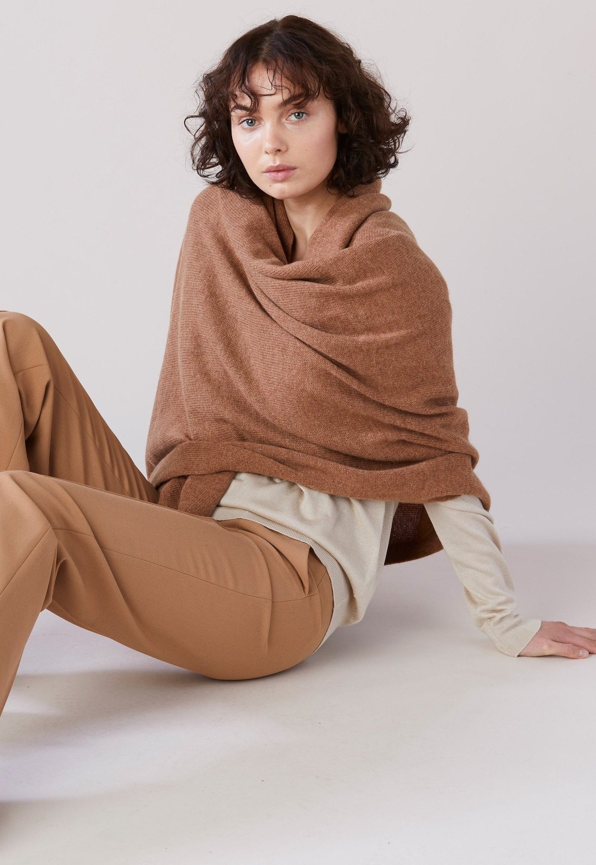 Laing Home The Napper Cashmere Blanket - Whiskey | Garmentory