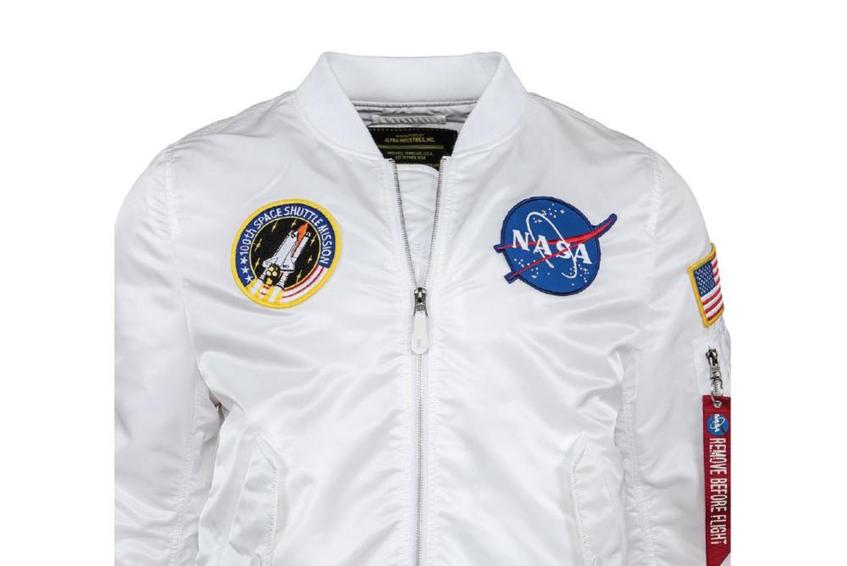 Alpha Industries L-2B Nasa White Jacket Men | Garmentory