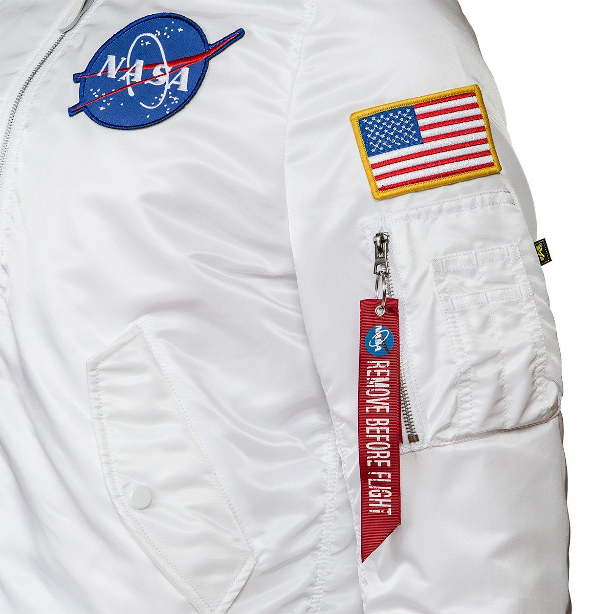 Alpha Industries L-2B Nasa White Jacket Men | Garmentory