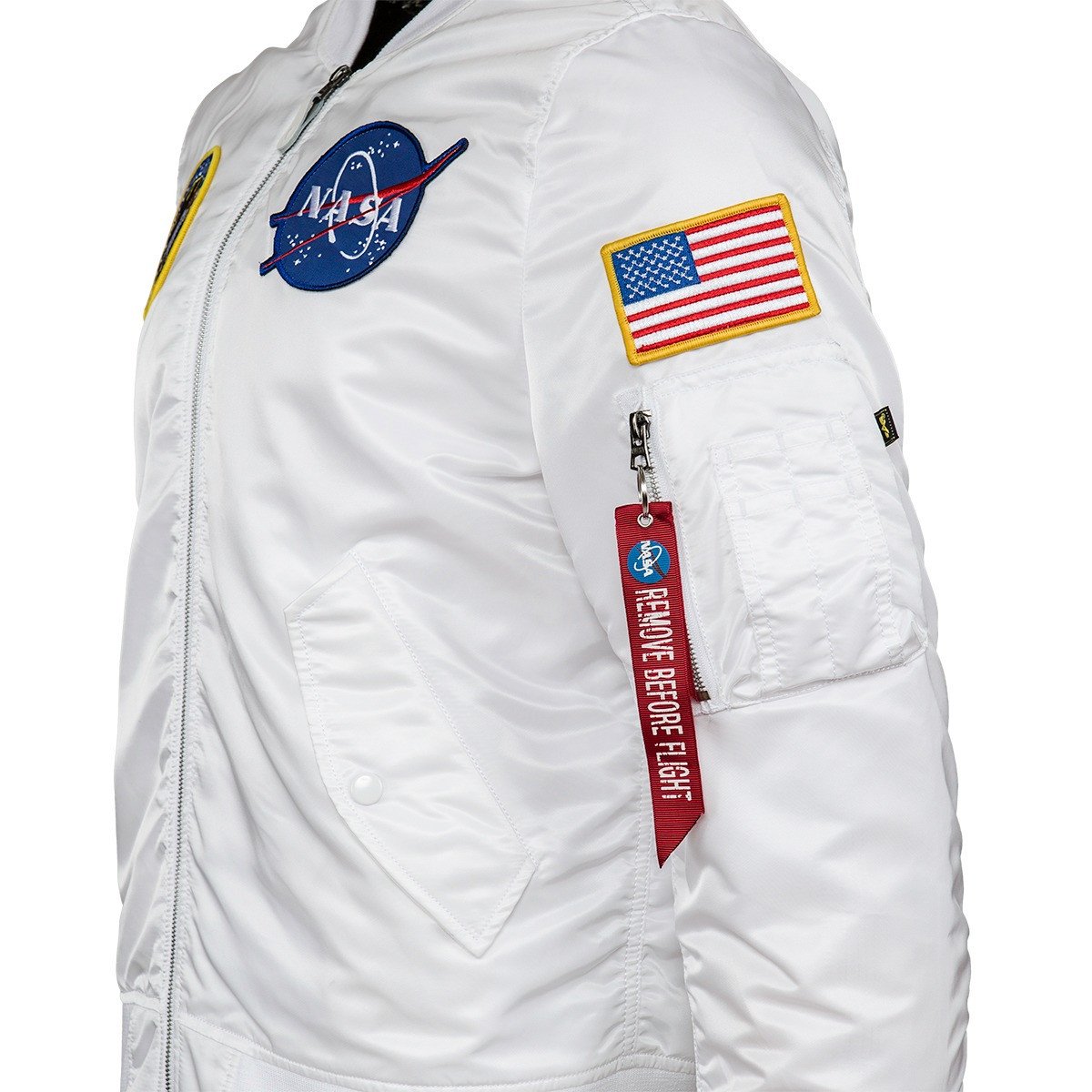 Alpha Industries L-2B Nasa White Jacket Men | Garmentory