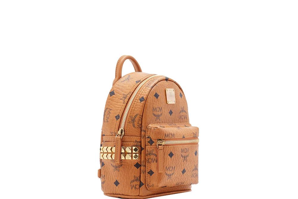 MCM Stark Bebe Boo Backpack - Visetos Cognac | Garmentory