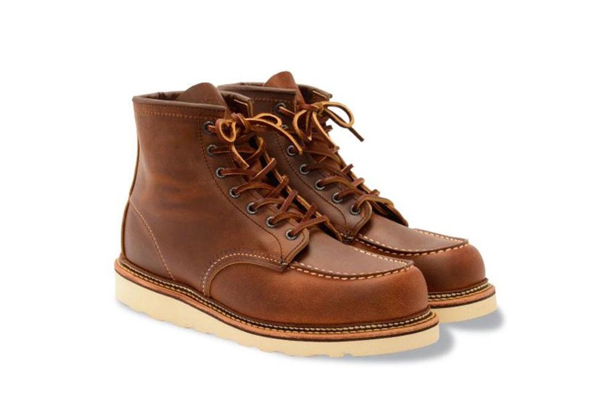 Red Wing Shoes Classic Moc boot - Copper Rough | Garmentory