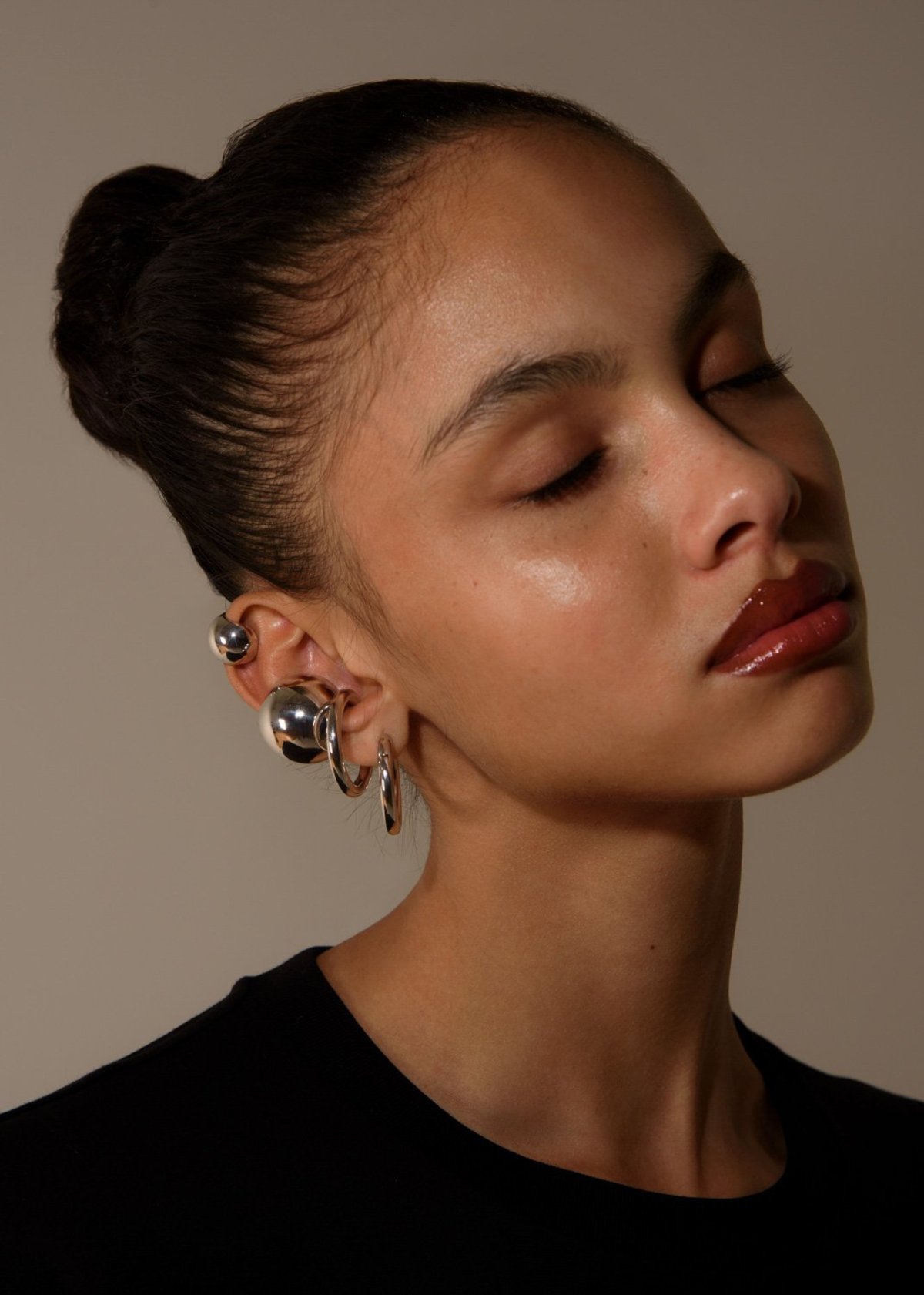 Alan Crocetti 25 Sphere Ear Cuff - Silver | Garmentory