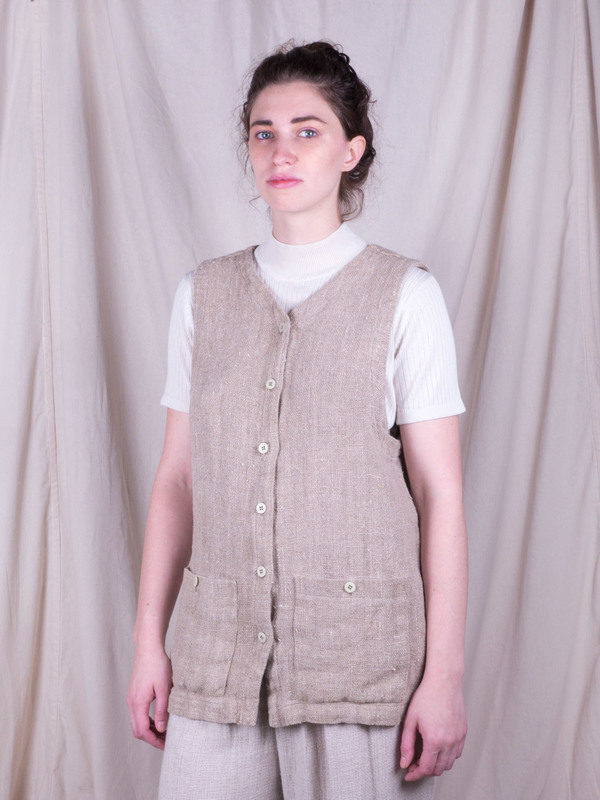 DUO NYC Vintage Jute Vest | Garmentory