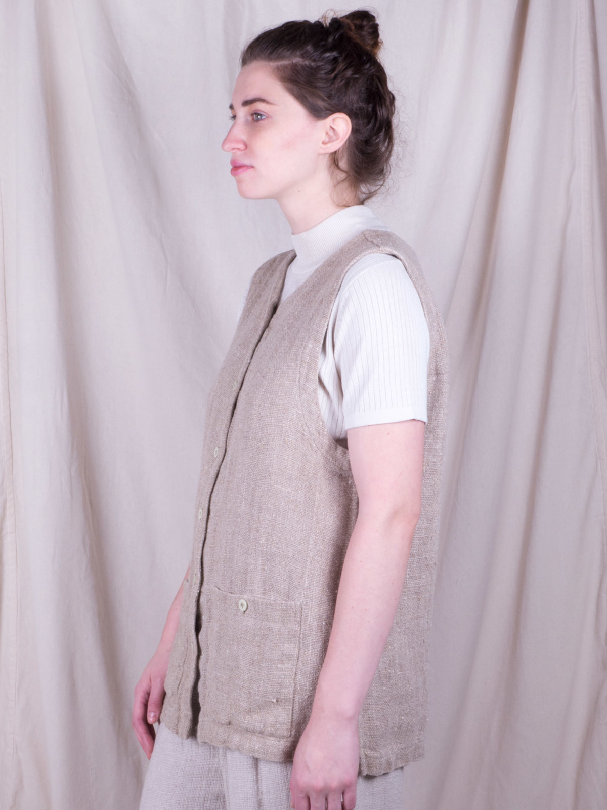 DUO NYC Vintage Jute Vest | Garmentory