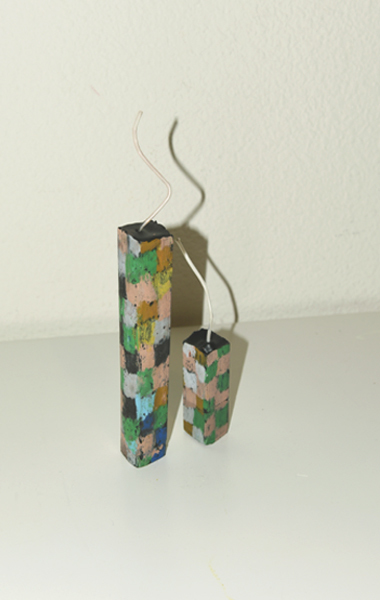 Crying Clover Mother and Child Candles - Multi Check | Garmentory