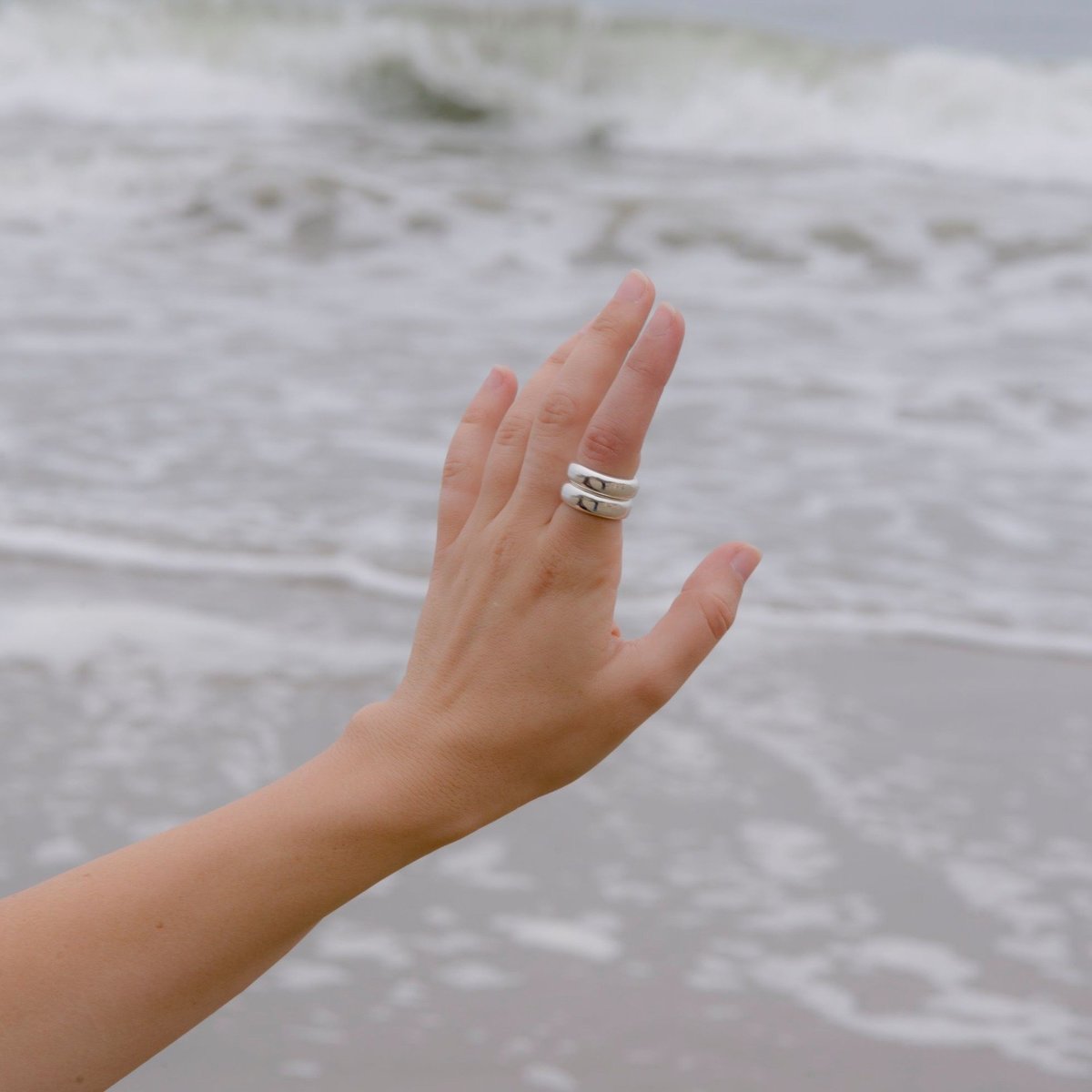 Common Muse Alma Stack Ring - Silver | Garmentory