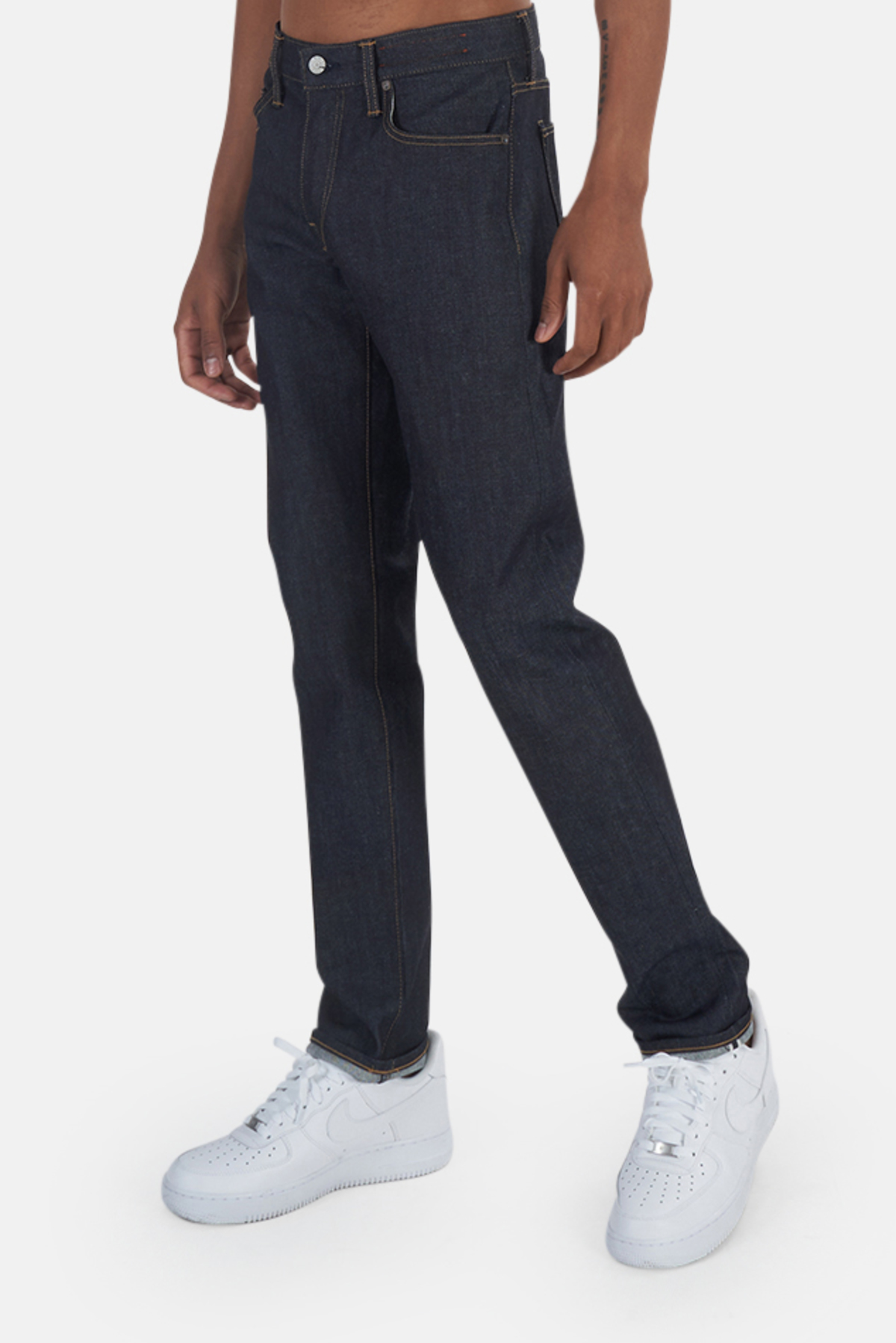 Kato Pen Slim 4-Way Selvedge Jeans - Indigo Raw | Garmentory
