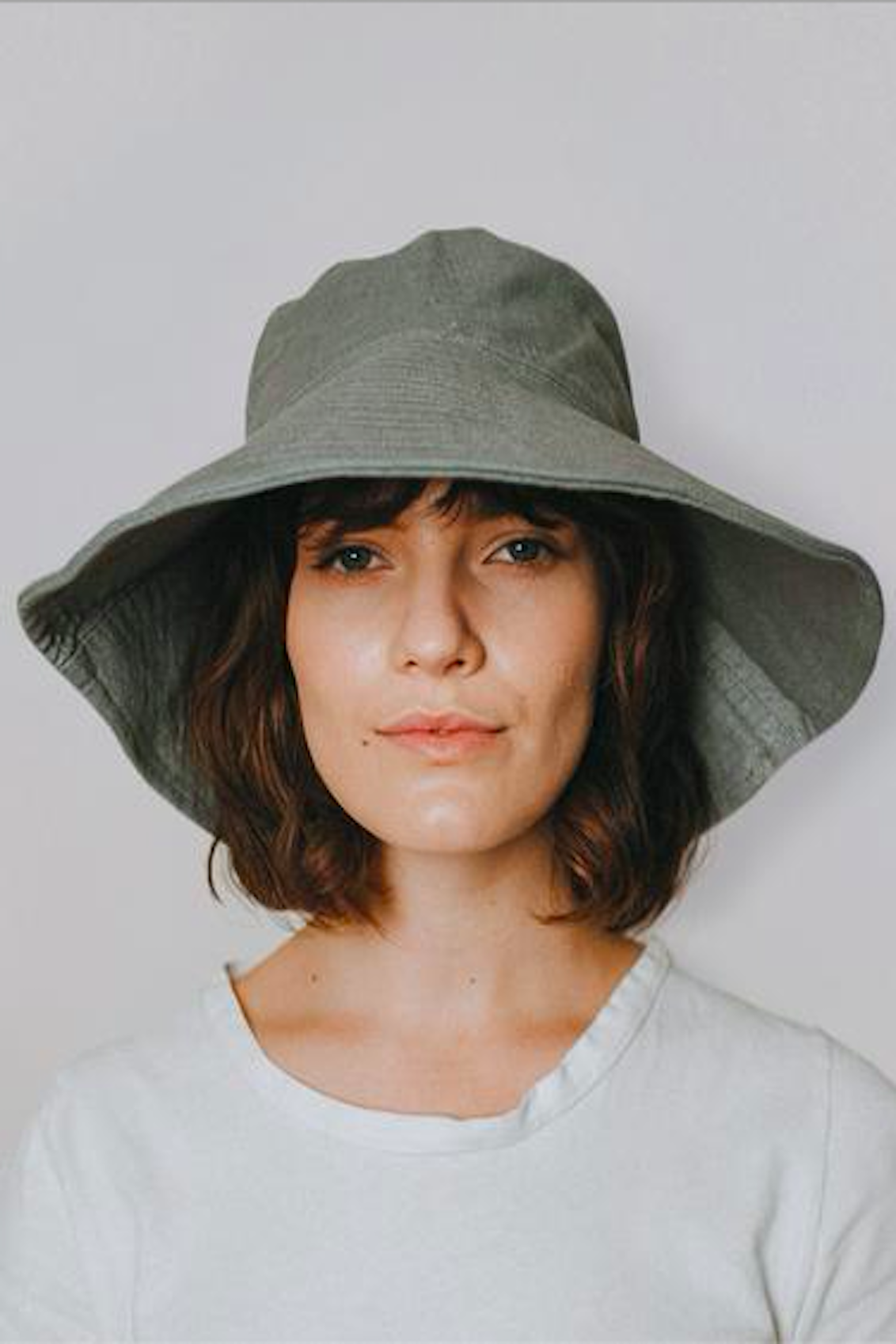 Freya Linen Bucket Hat - Sage | Garmentory