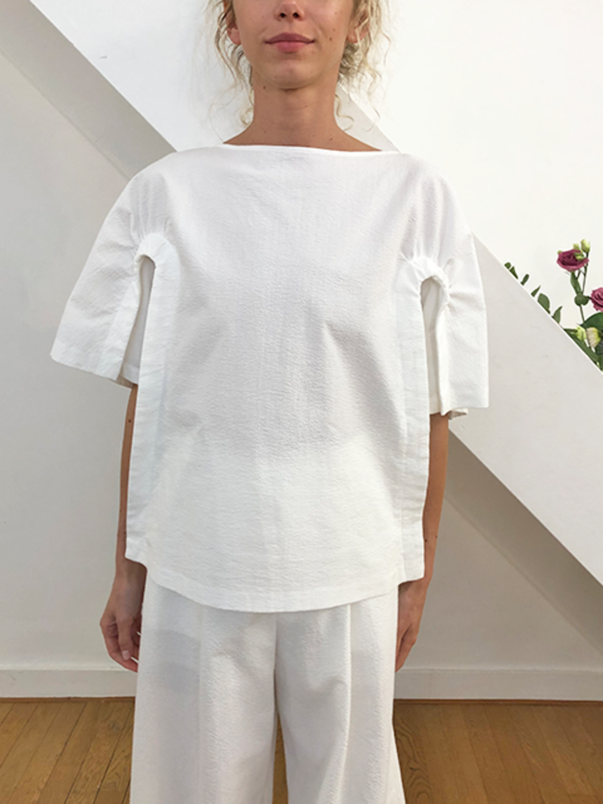 AKIRA NAKA Aisha Top - White | Garmentory