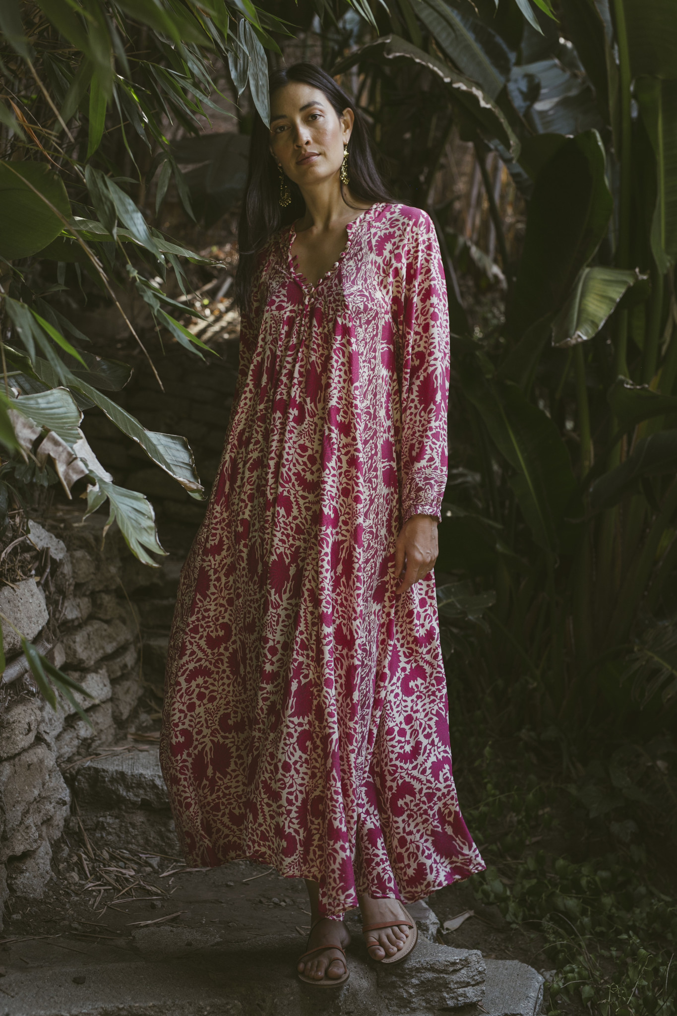 Natalie Martin Fiore Maxi Silk Dress | Garmentory