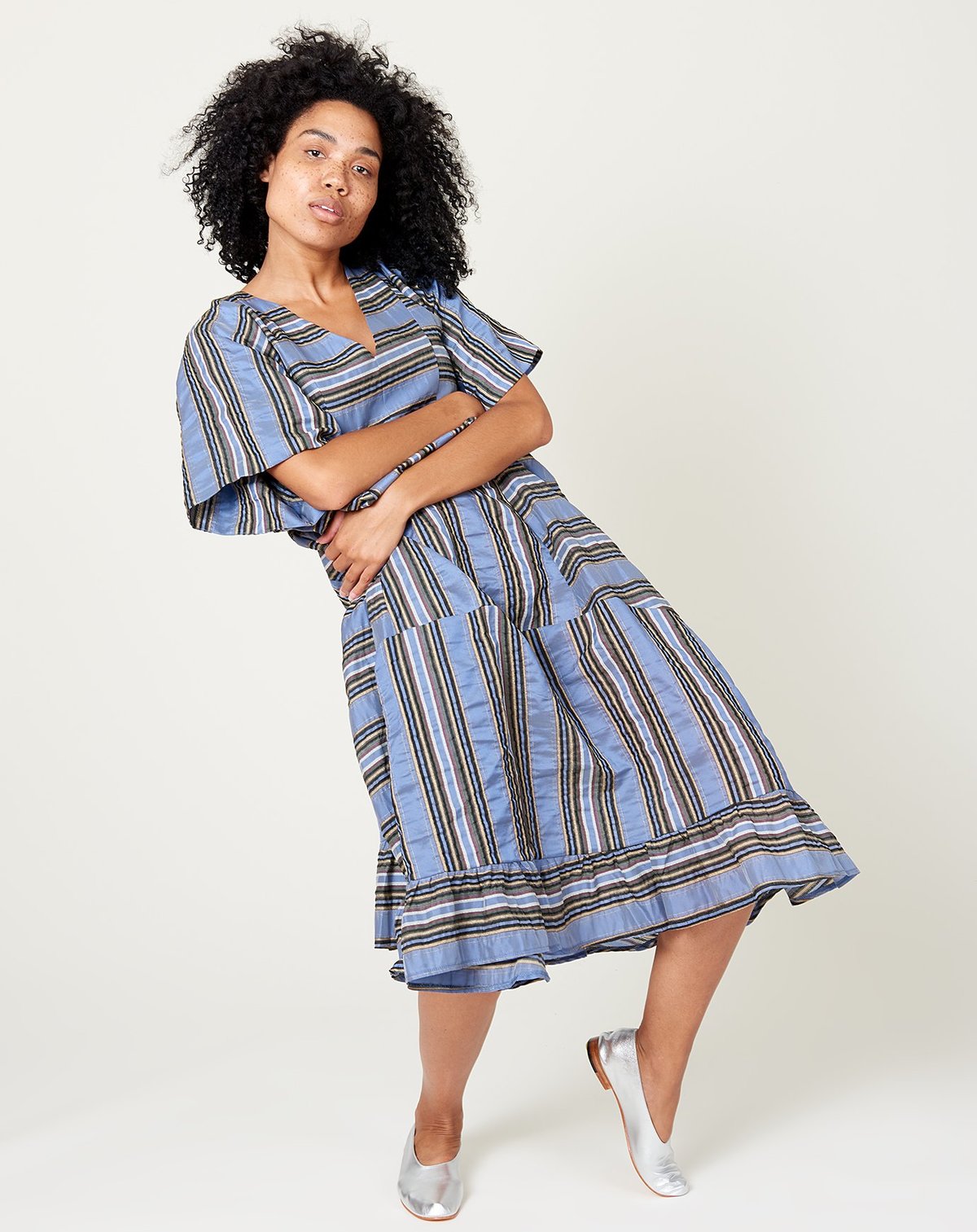 Henrik Vibskov Prawn Dress - Multistripe | Garmentory
