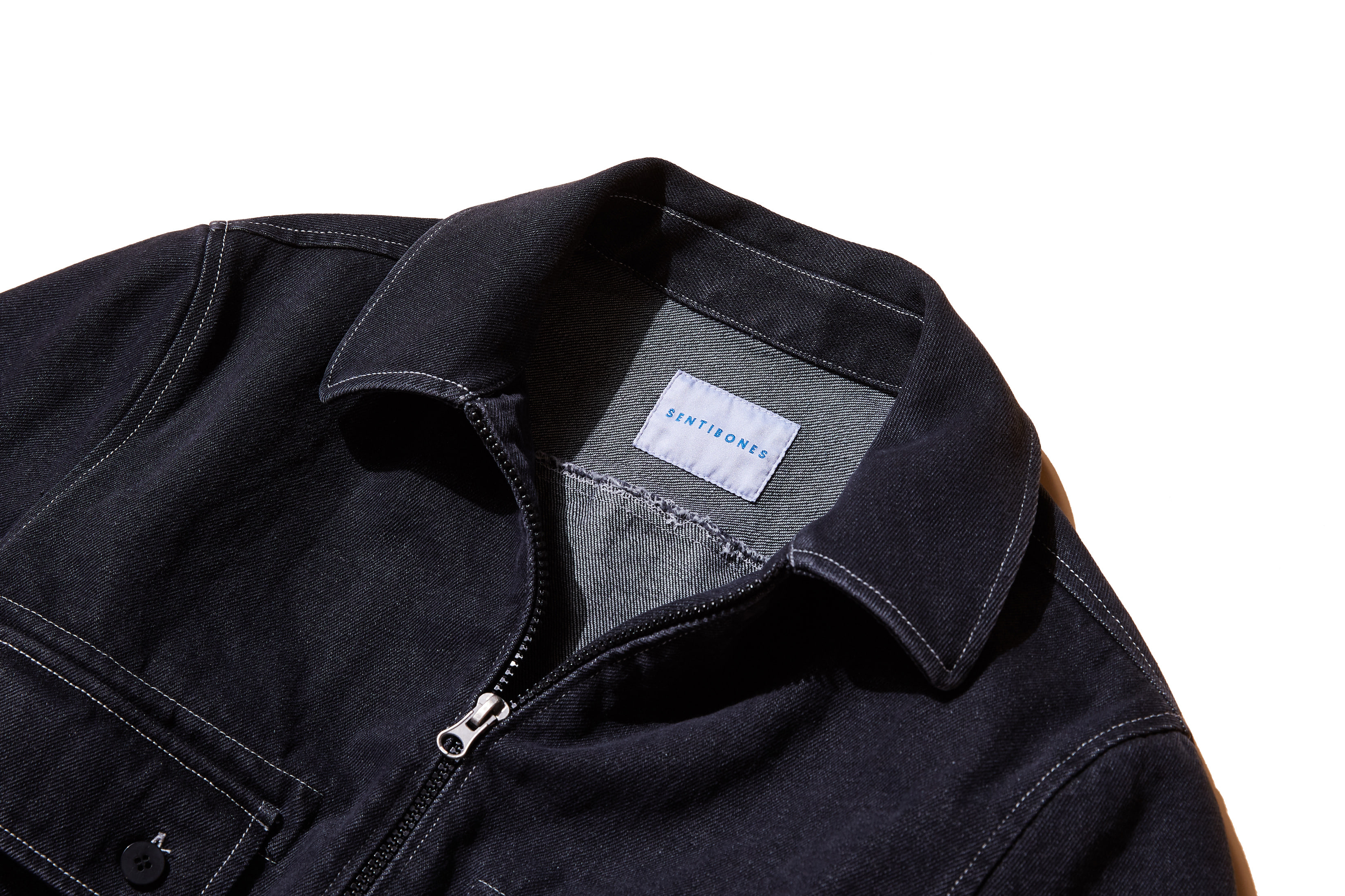 Sentibones Denim Zip Up Shirts Jacket | Garmentory