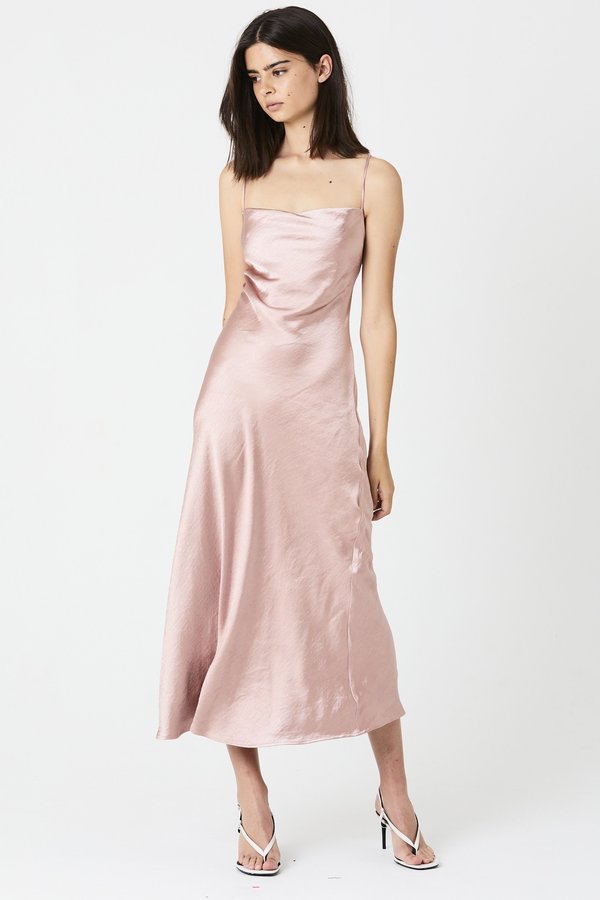 Third Form Lace Back Bias Slip Dress Rose Garmentory third-form-lace-back-bias-slip-dress-rose-garmentory