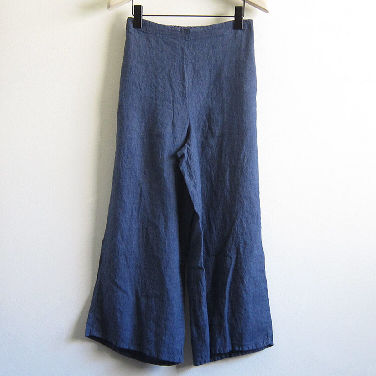 Flax Designs Sociable Flood Pant - Denim Yarn Dye | Garmentory