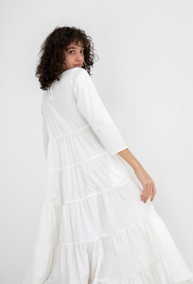 Ajaie Alaie She's A Soloist Dress - Cloud | Garmentory