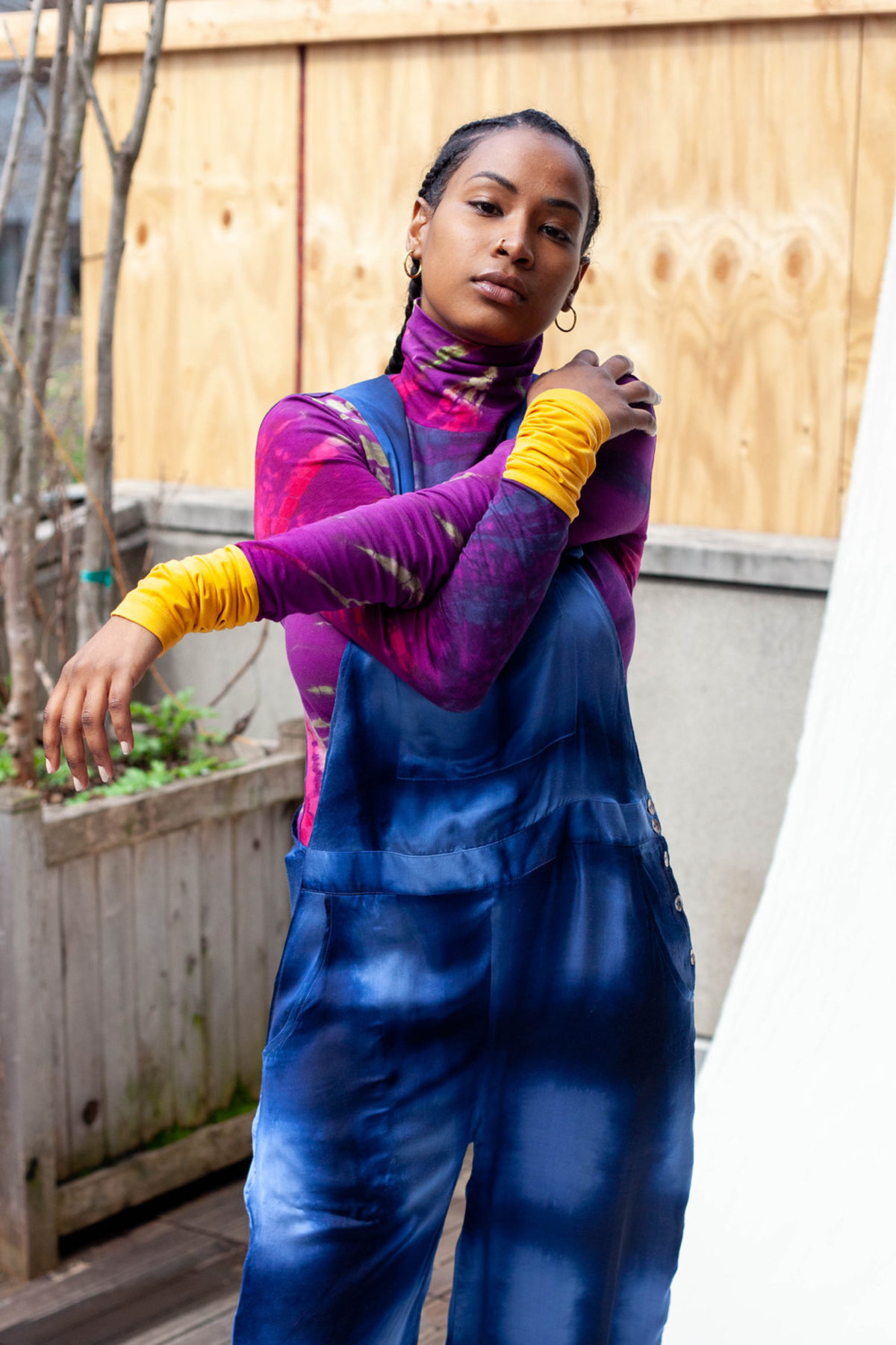 Abacaxi Turtleneck - Jamun Dip-dye | Garmentory