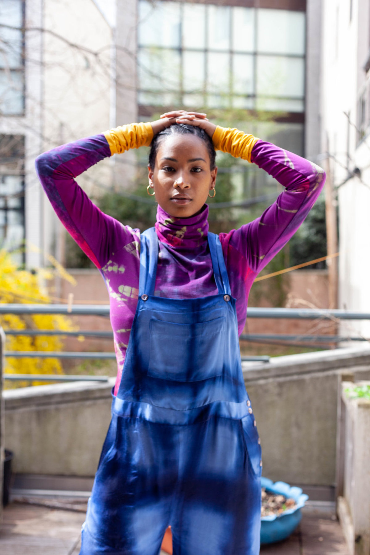 Abacaxi Turtleneck - Jamun Dip-dye | Garmentory