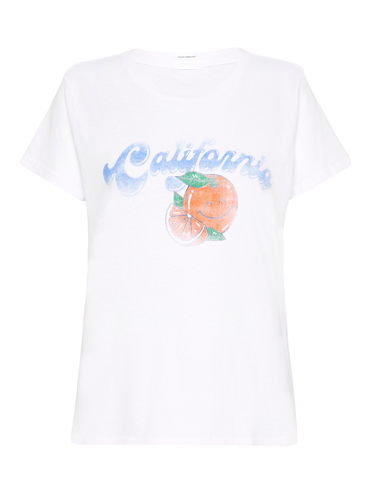 Mother Denim The Boxy Goodie Goodie Tee - California Oranges | Garmentory